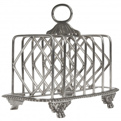 Silver : Silver toast rack